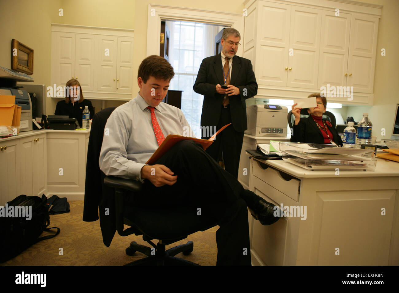 David Addington with Debbie Heiden, Charlie Durkin and Lucy Tutwiler ...