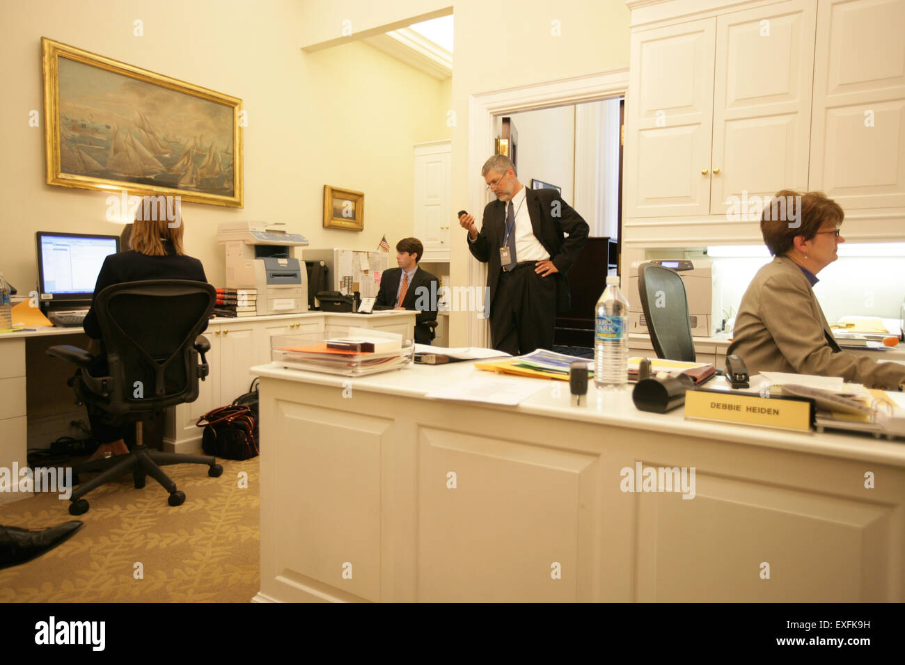 David Addington with Lucy Tutwiler, Will Speicher and Debbie Heiden ...