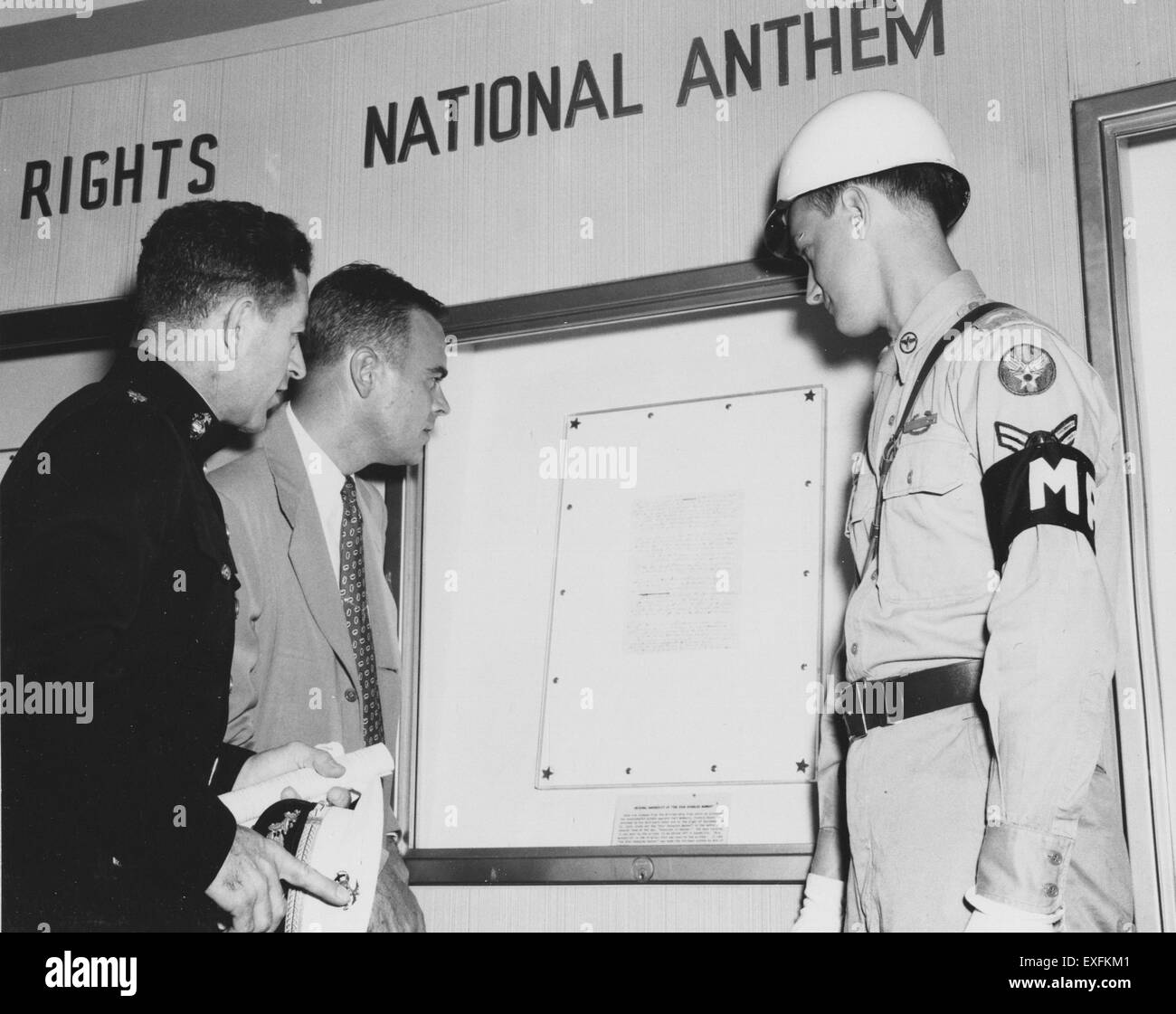 Photograph of Lt Col Scott, USMC, and John F (Mike Stock Photo - Alamy