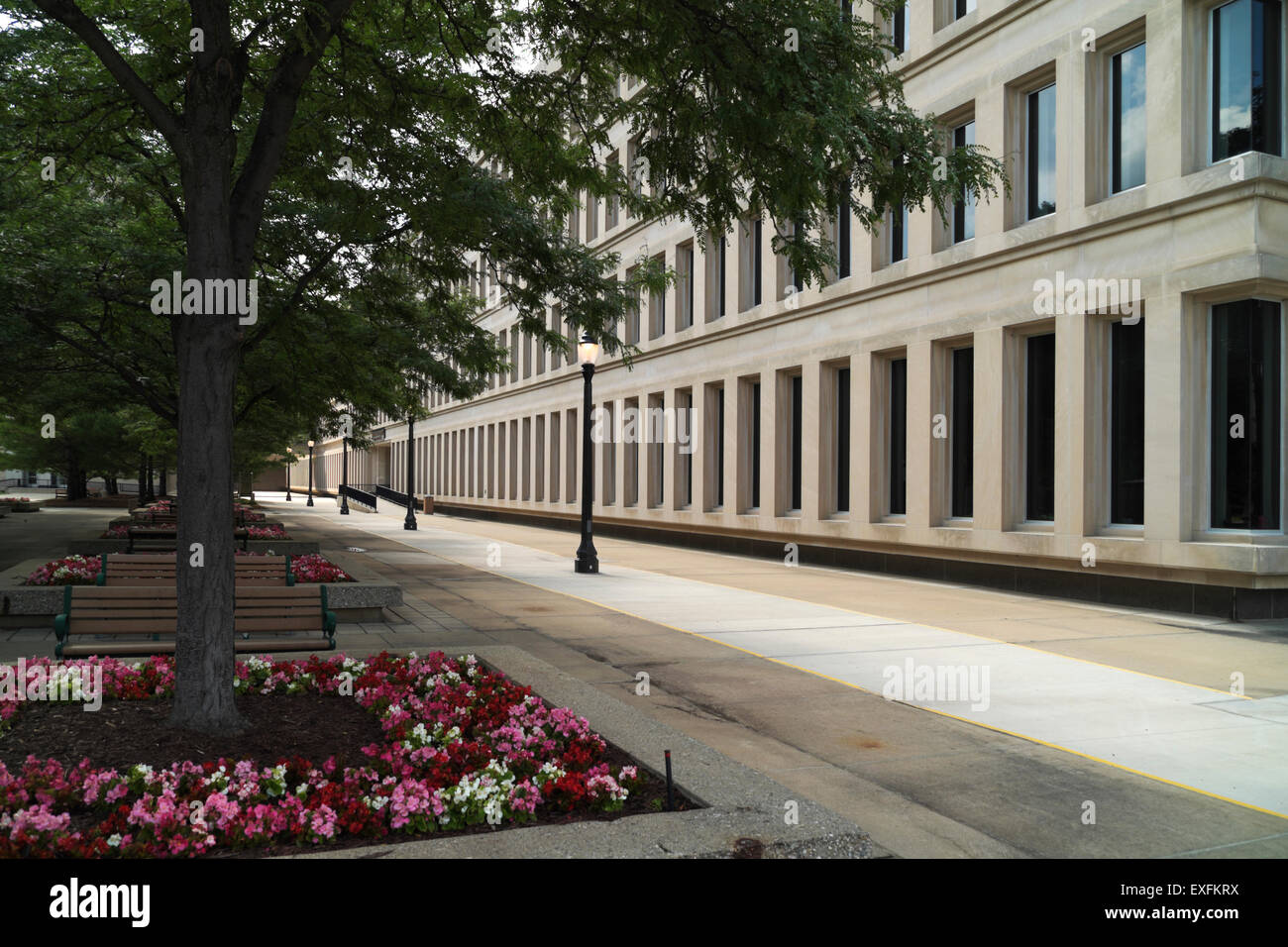 State of Michigan Murray D Wagoner office building complex in downtown ...