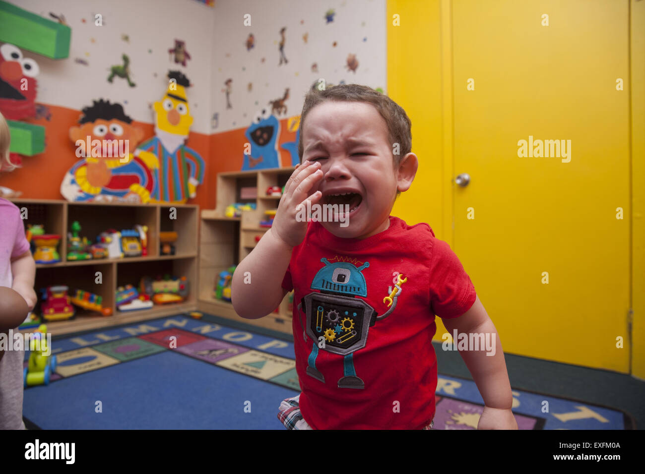 School boy crying classroom hi-res stock photography and images - Alamy