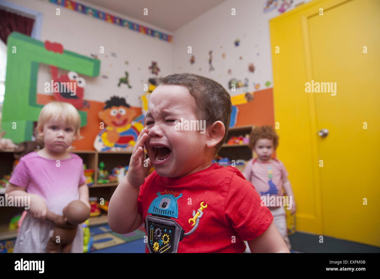 Classroom crying hi-res stock photography and images - Alamy