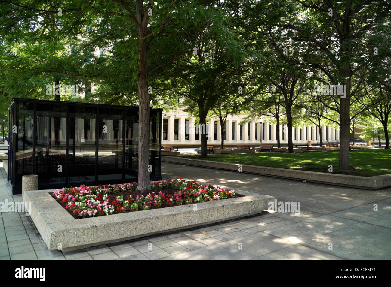 The Richard H. Austin state office building in the background Stock ...