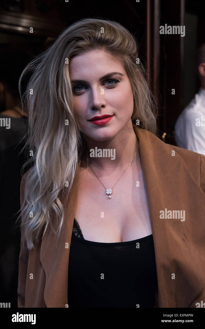London,UK, 13t July 2015 : TV Presenter Ashley James and former Made in ...