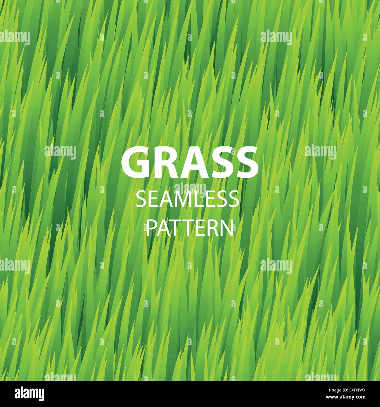 Green grass seamless pattern. Vector illustration Stock Vector Image ...