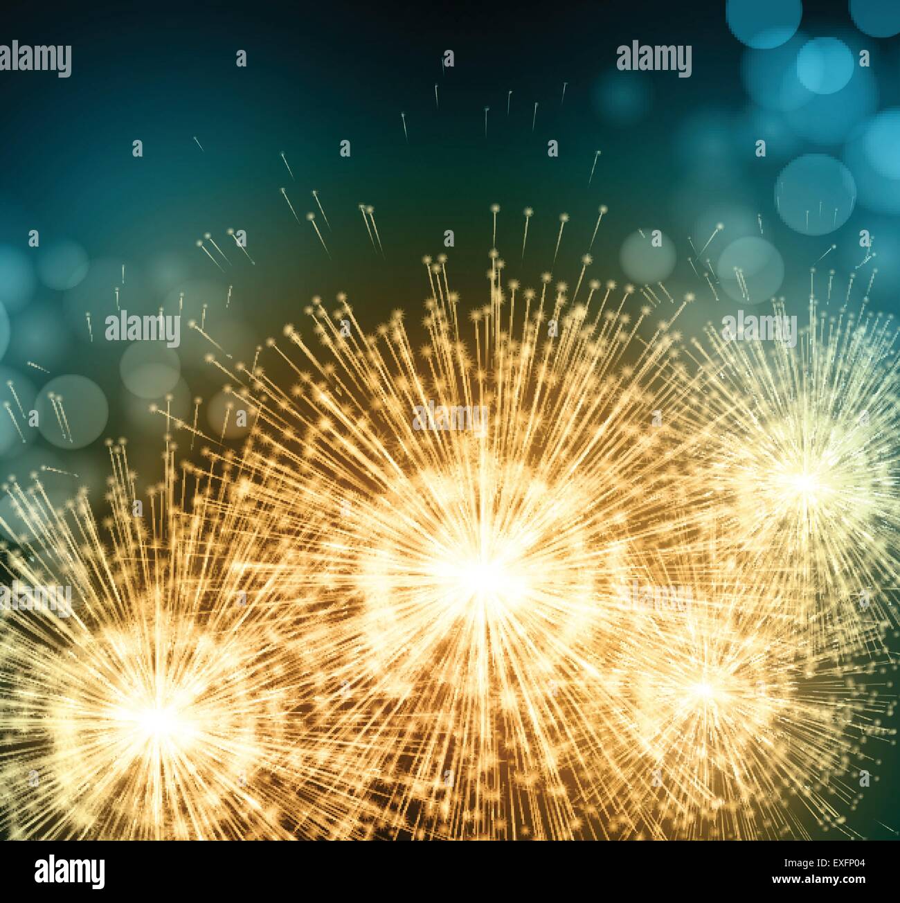 Celebrate party sparkler little fireworks. Vector illustration Stock ...