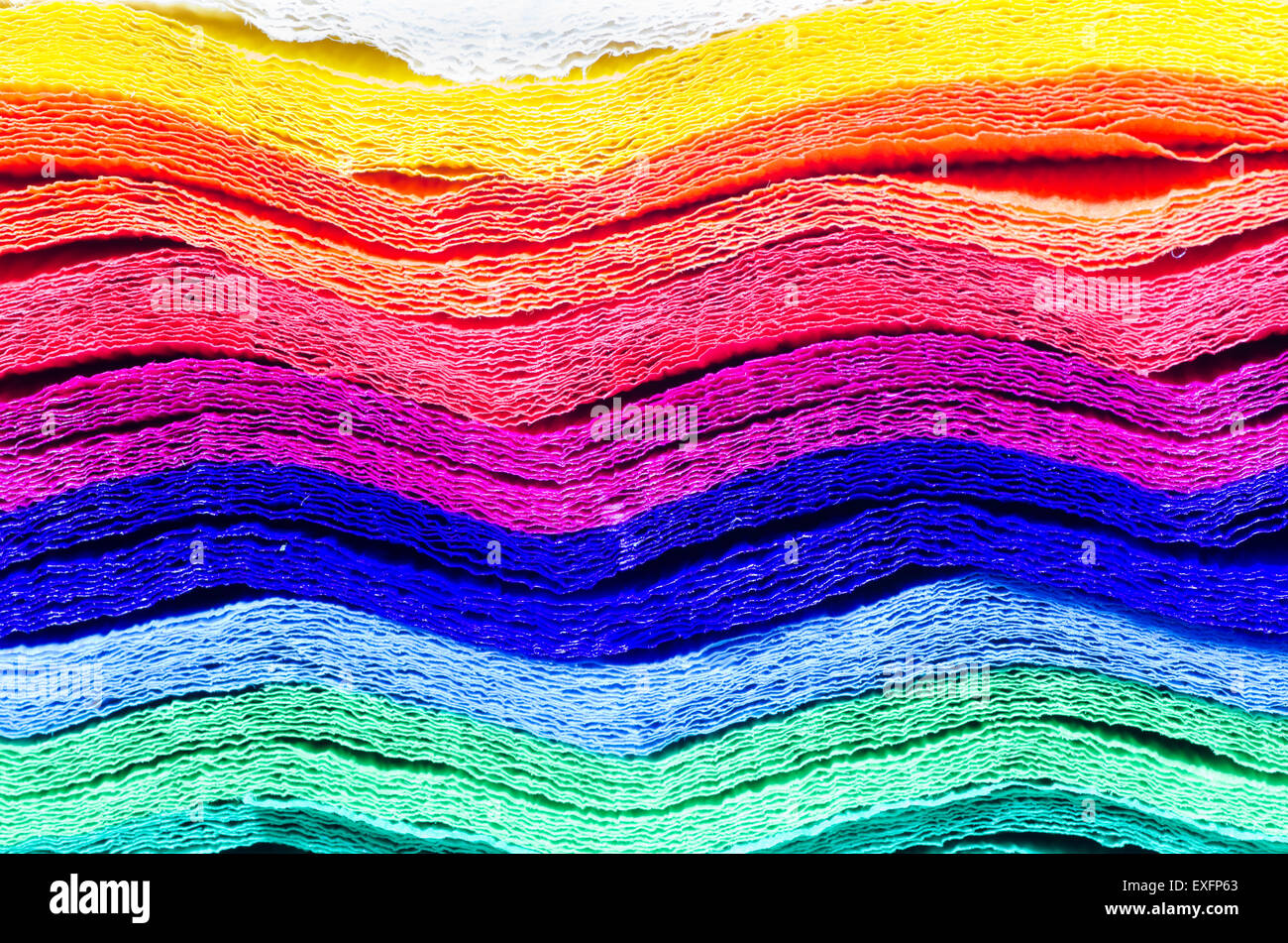 detail of multicolored crepe paper texture background Stock Photo - Alamy