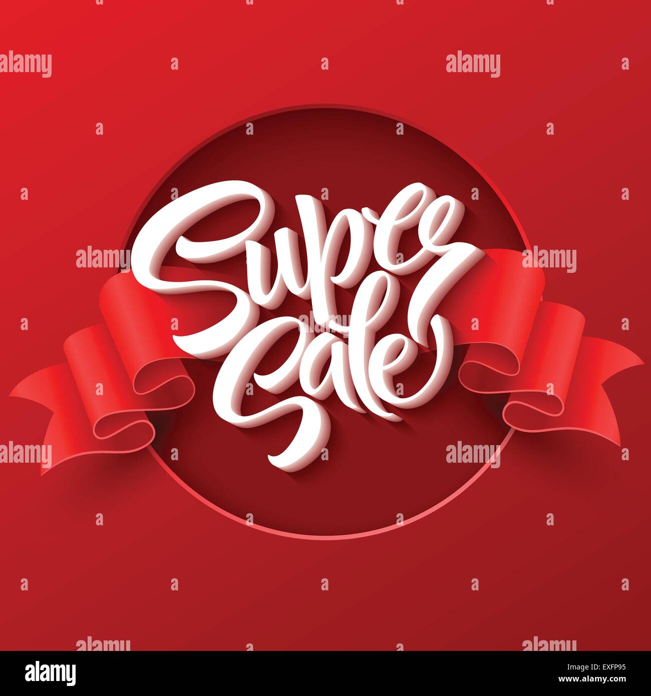 Super Sale lettering with sale labels Stock Vector Image & Art - Alamy