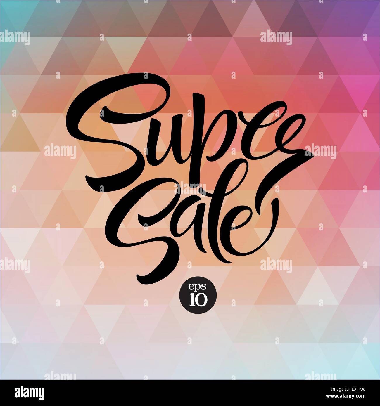 Super sale tag banner. Vector illustration Stock Vector Image & Art - Alamy