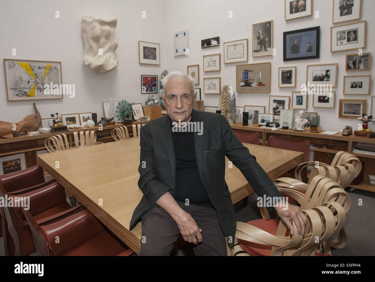 Los Angeles, California, USA. 15th June, 2015. Frank Gehry, owner of ...
