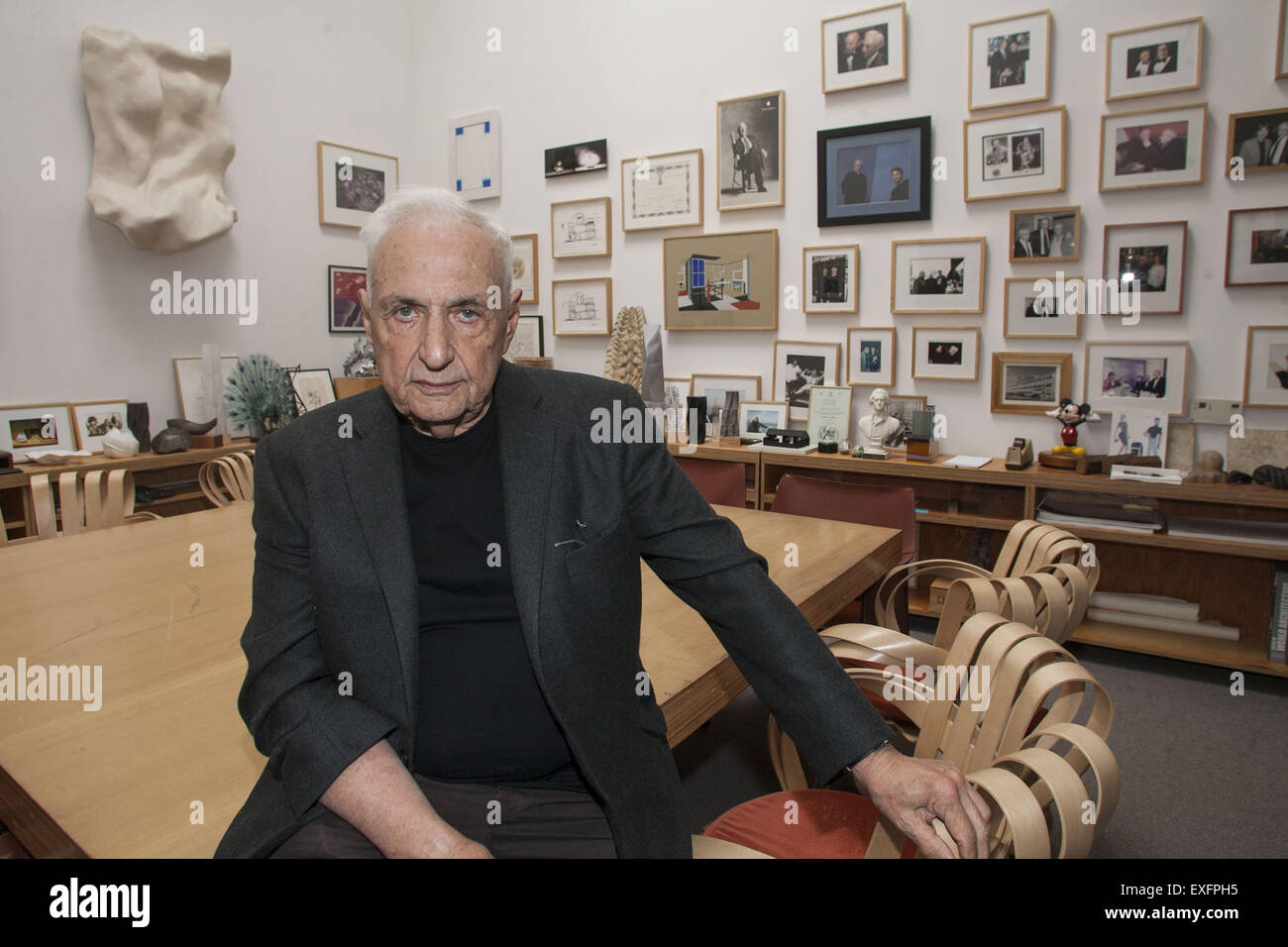 Los Angeles, California, USA. 15th June, 2015. Frank Gehry, owner of ...