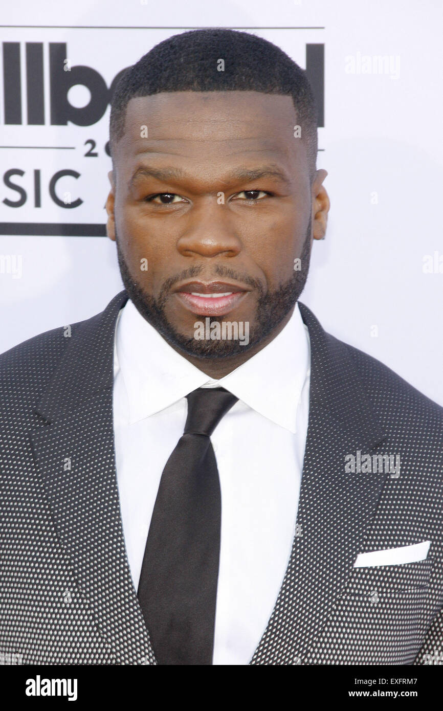 50 Cent at the 2015 Billboard Music Awards held at the MGM Garden Arena ...