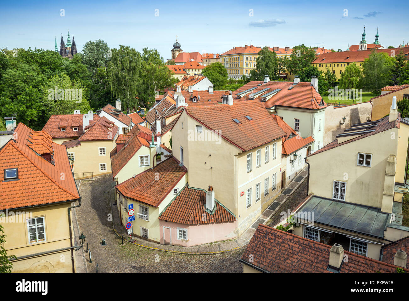 Novy svet quarter prague hi-res stock photography and images - Alamy