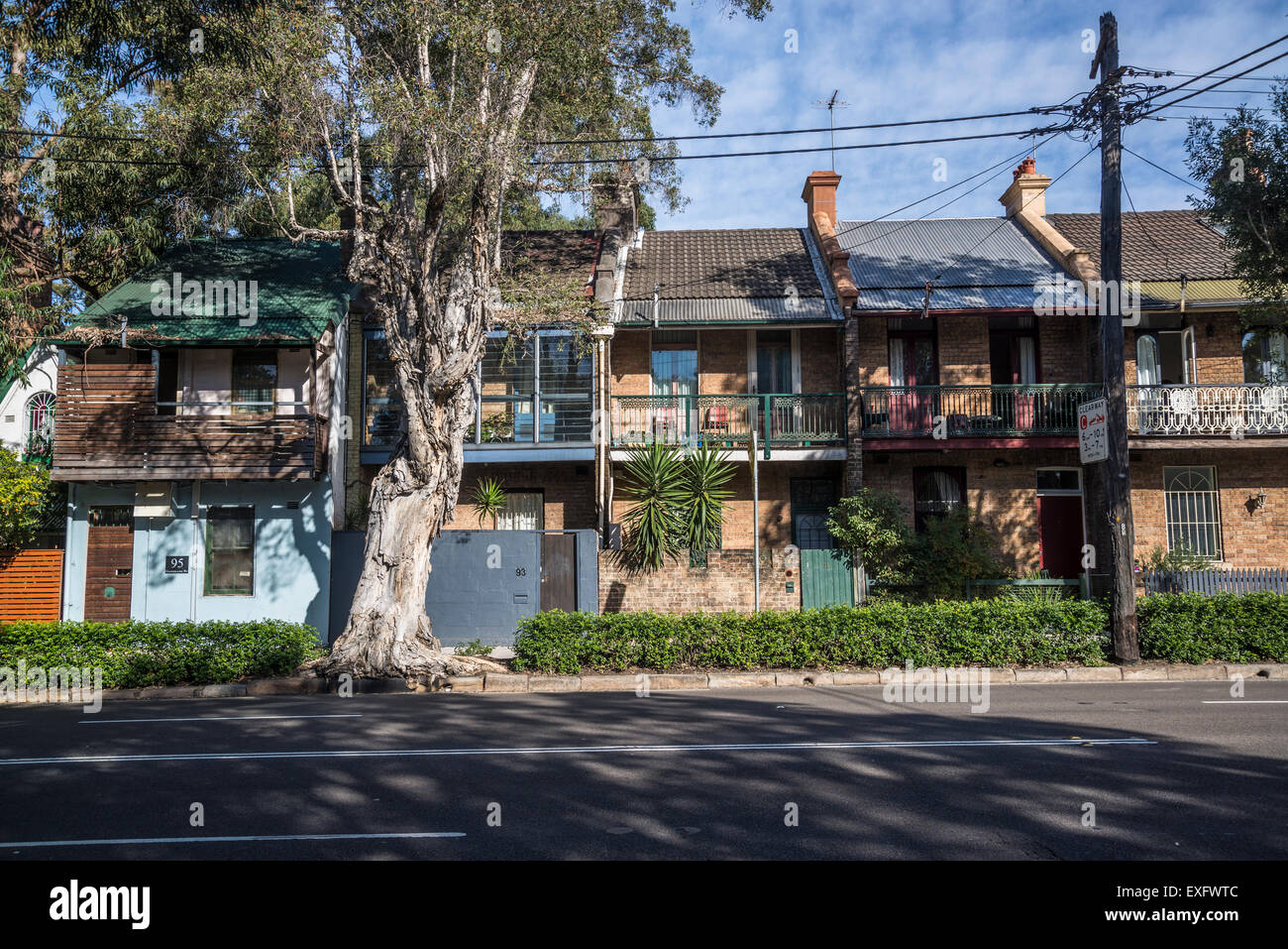 Sydney terrace houses hi-res stock photography and images - Alamy