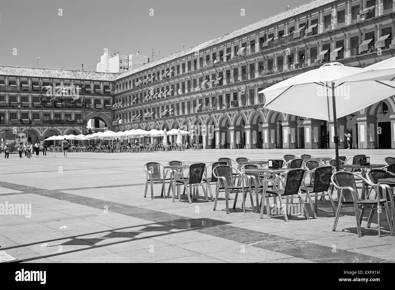 CORDOBA, SPAIN - MAY 28, 2015: The Plaza de la Corredera square Stock ...