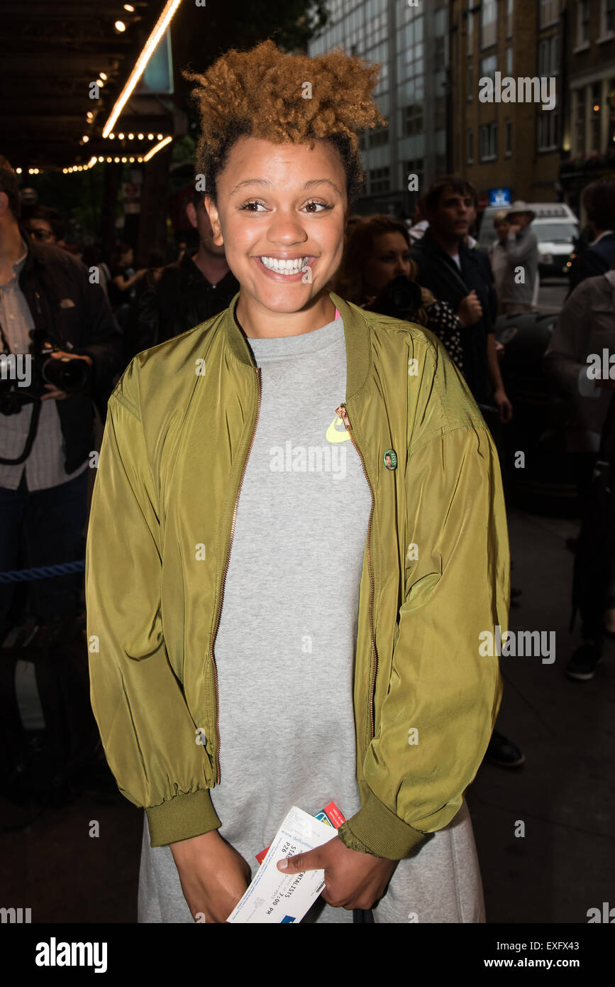 London,UK, 13t July 2015 : Gemma Cairney a radio presenter attends the ...