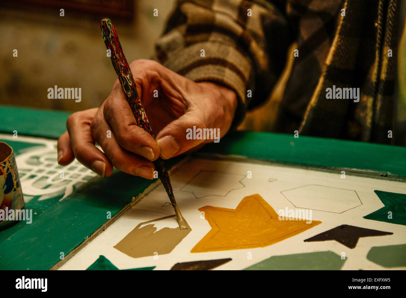 Moroccan mosaic patterns hi-res stock photography and images - Alamy