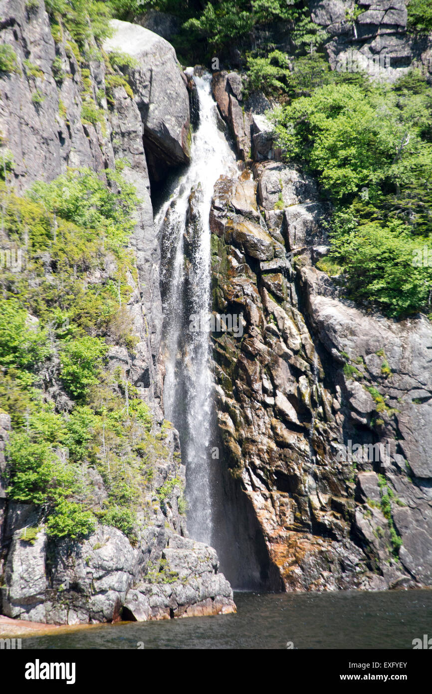 A view of the Long Range Mountains - Western Brook Pond Stock Photo - Alamy