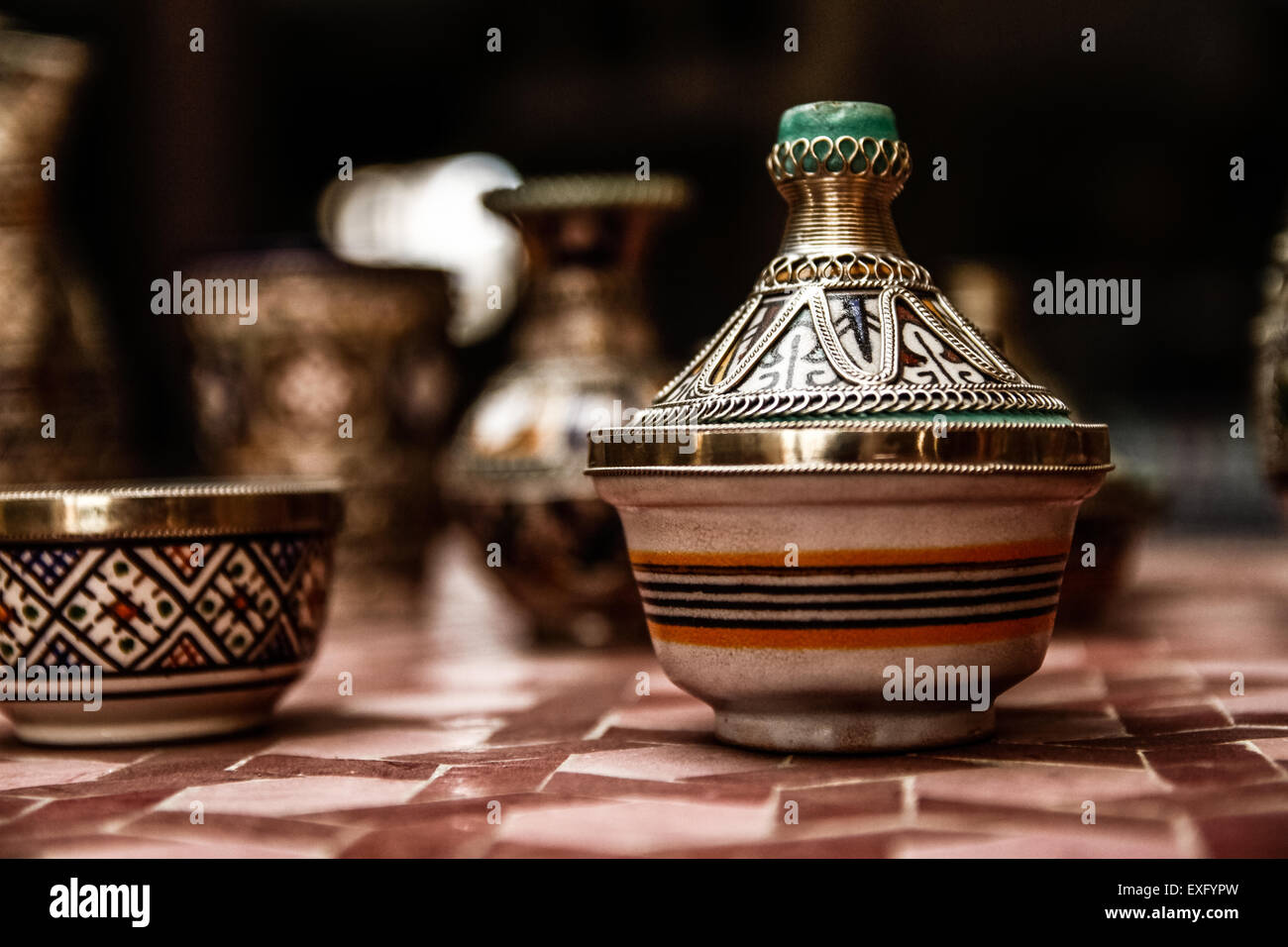 Moroccan ceramic art Stock Photo - Alamy