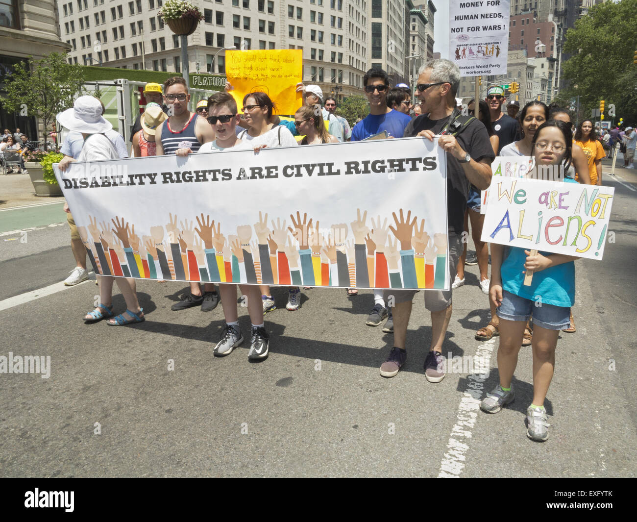 Disability Rights Protest