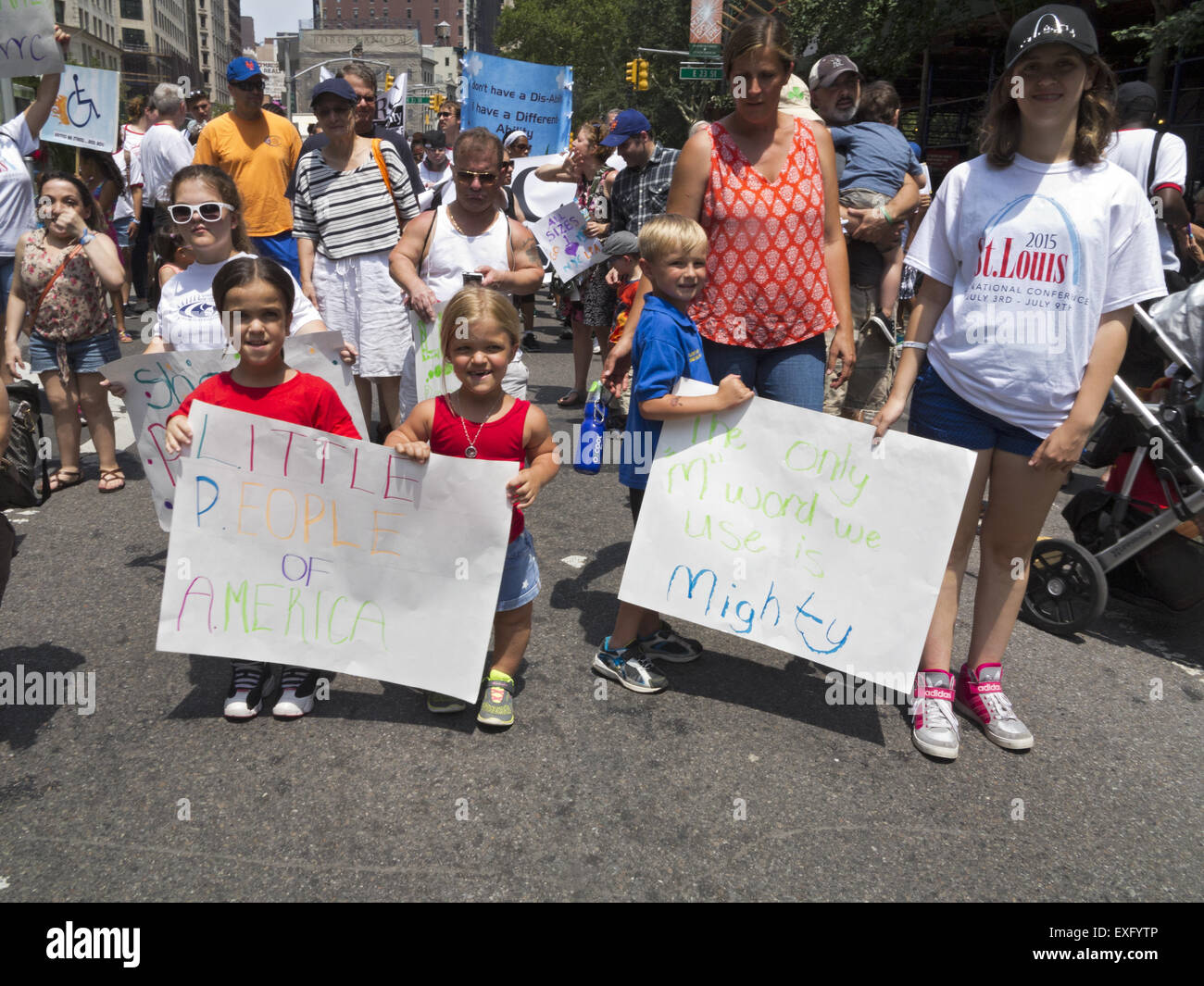People with disabilities and their supporters march in the first Annual ...