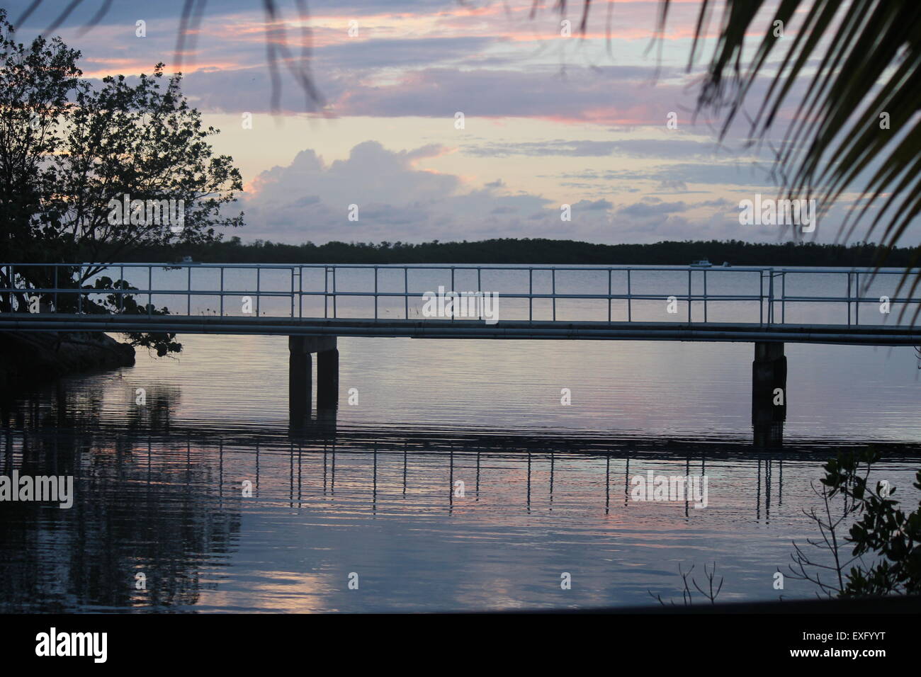 Tropical sunset on Sugarloaf Key, Florida, USA Stock Photo - Alamy