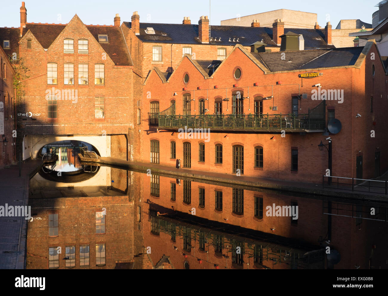 Canal basin in Birmingham,England Stock Photo - Alamy