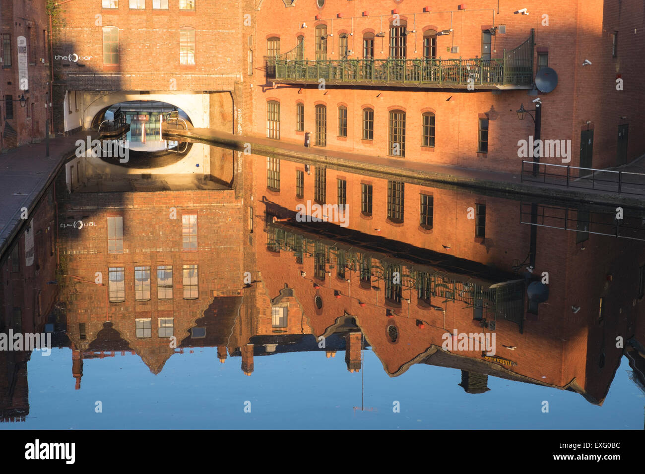 Canal basin in Birmingham,England Stock Photo - Alamy