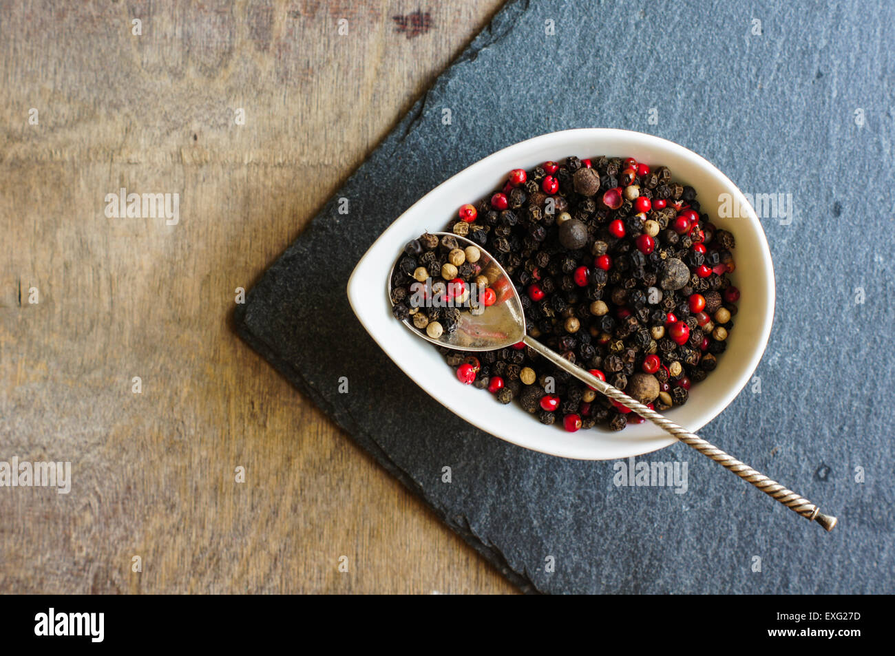 An assortment of different types of pepper grain Stock Photo - Alamy