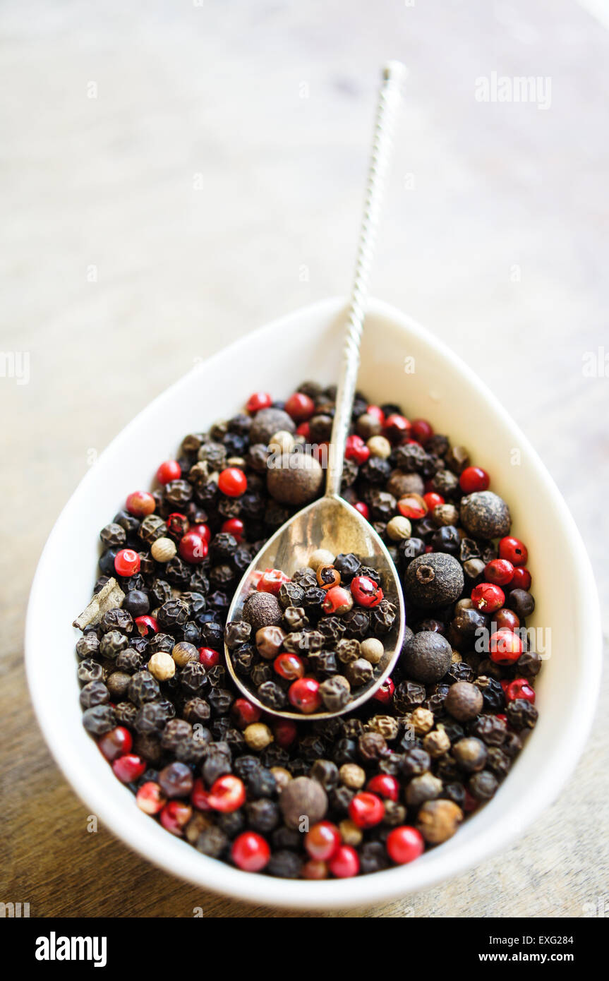 An assortment of different types of pepper grain Stock Photo - Alamy