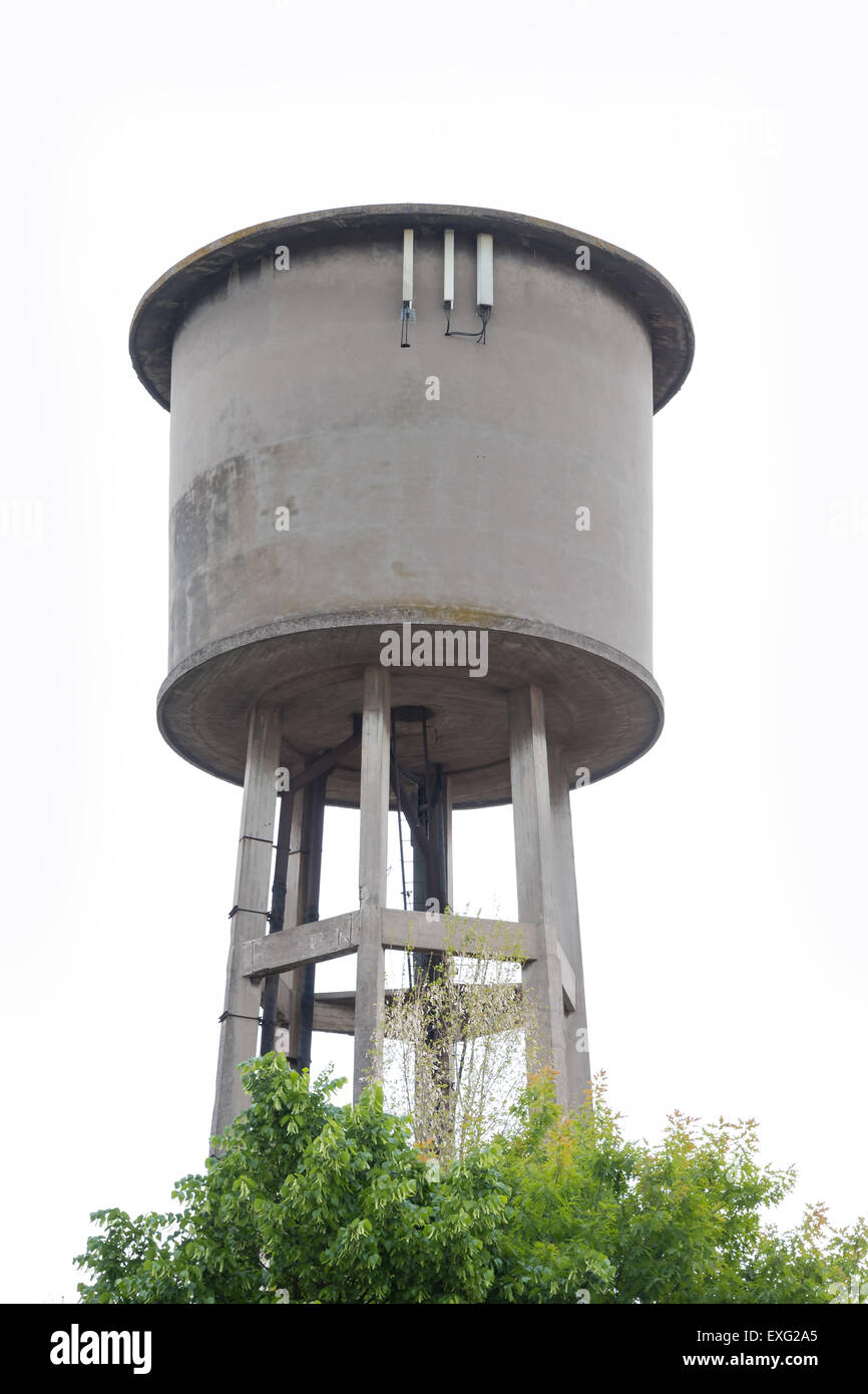 Cylindrical Concrete Water Tower , standpipe, in Leopolda Station Pisa ...