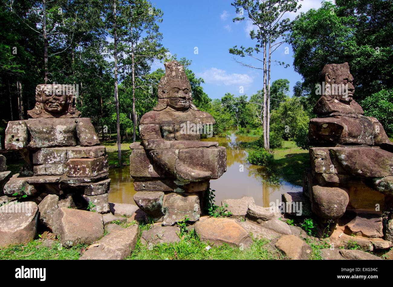 Stone sculptures in ancient hi-res stock photography and images - Alamy