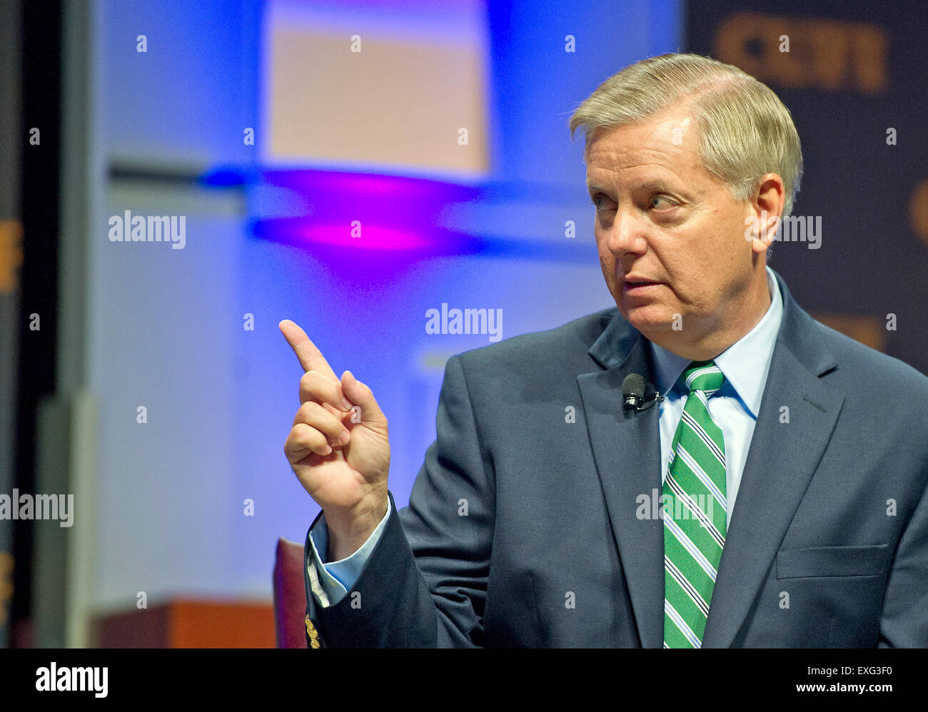 United States Senator Lindsey Graham (Republican of South Carolina), a ...