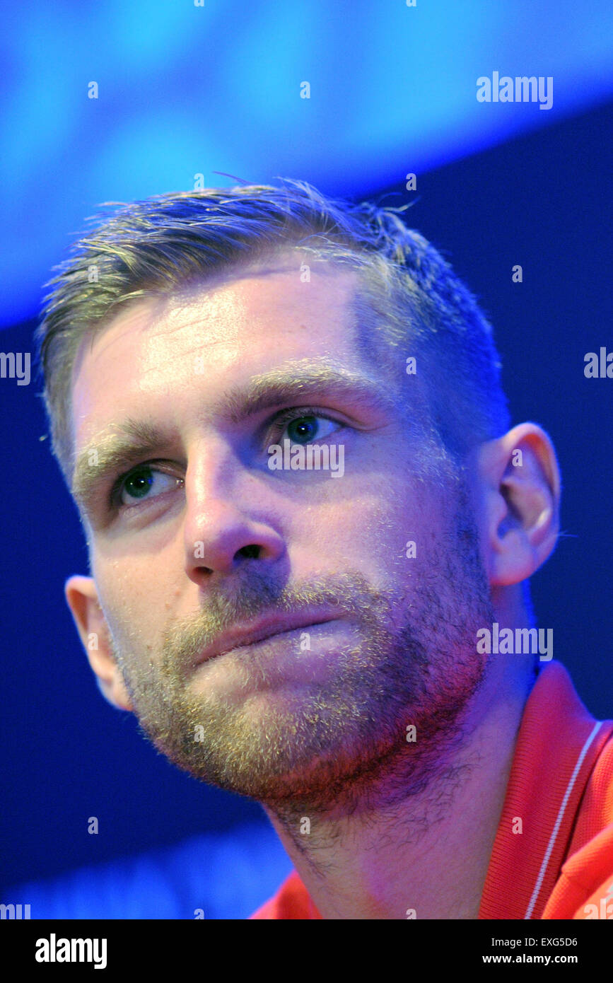 Singapore. 14th July, 2015. Arsenal's team captain Per Mertesacker ...