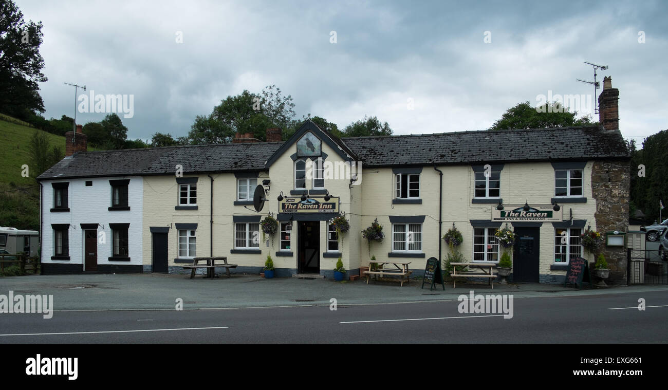 The Raven Inn, Weshpool Stock Photo - Alamy