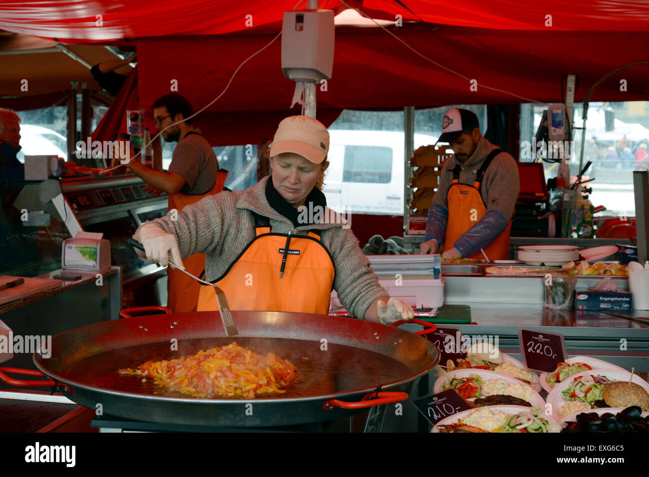 The Fish market in Bergen in Norway the Gateway to the Norwegian Fjords ...