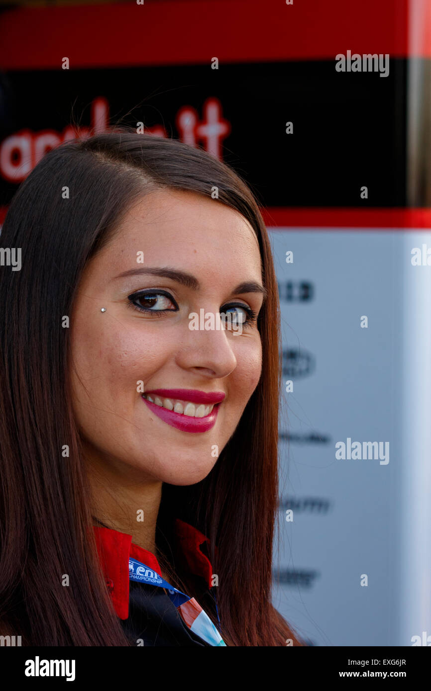 Grid girls hi-res stock photography and images - Alamy