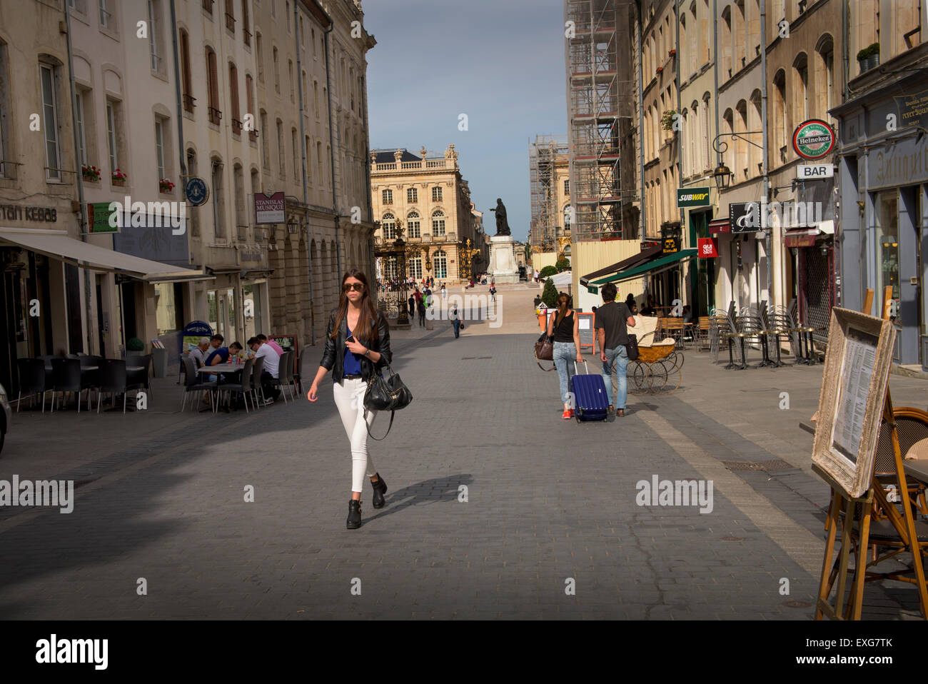 Nancy in the Lorraine region and the Meurthe-et-Moselle department ...
