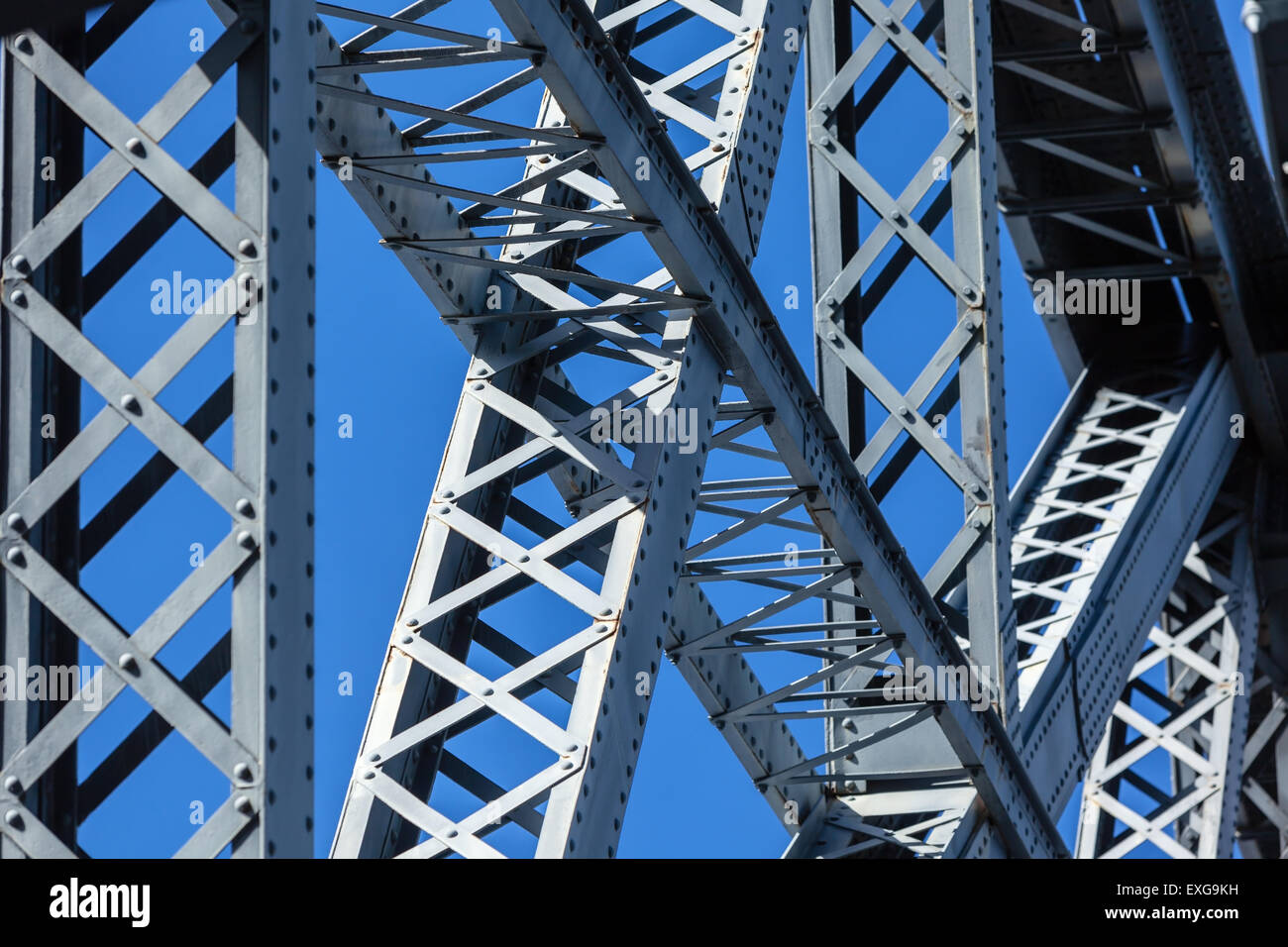 Modern Bridge frame closeup. Horizontal image Stock Photo - Alamy