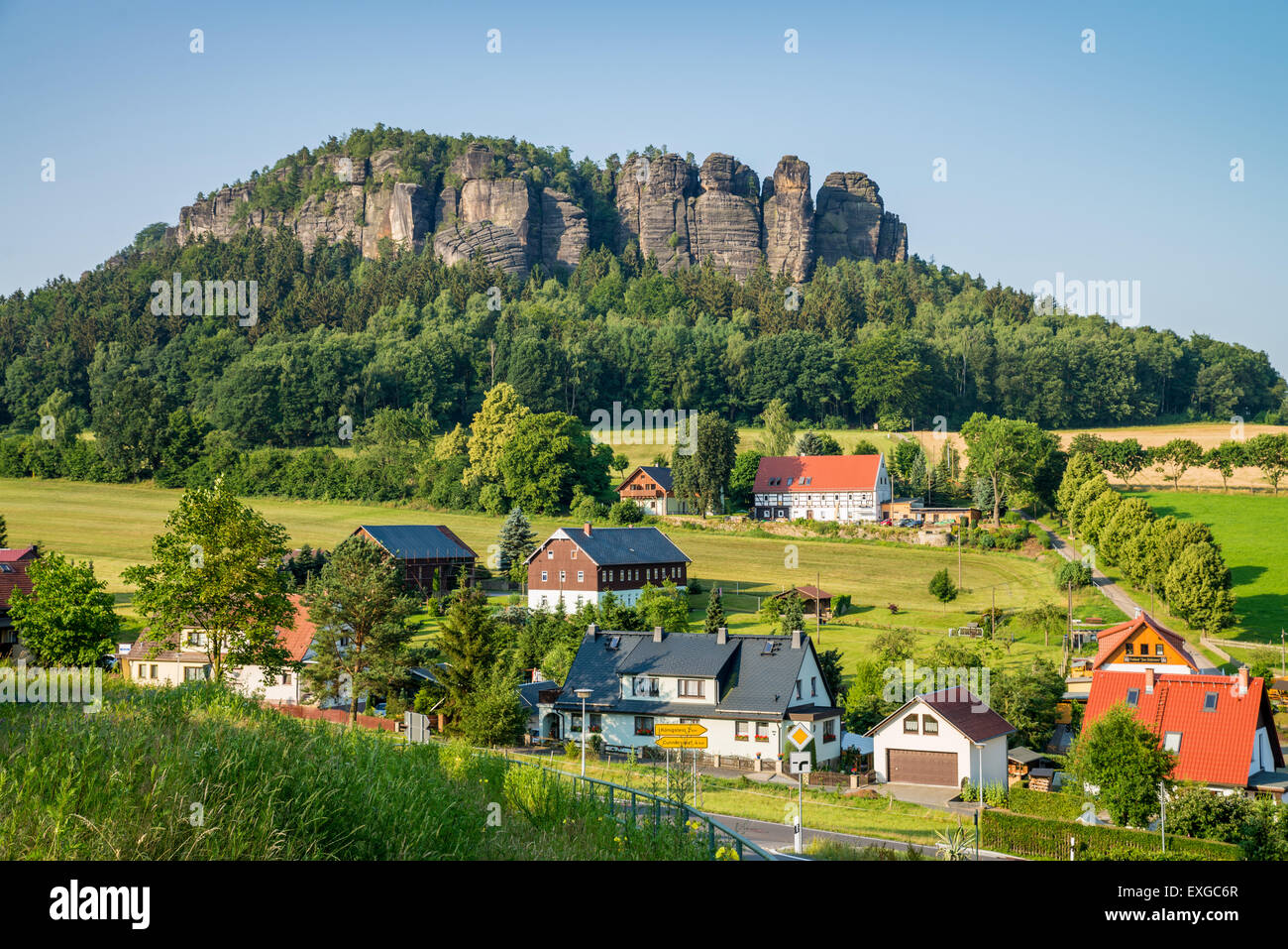 Saxonian Swiss, Saxony, Germany, Europe Stock Photo - Alamy