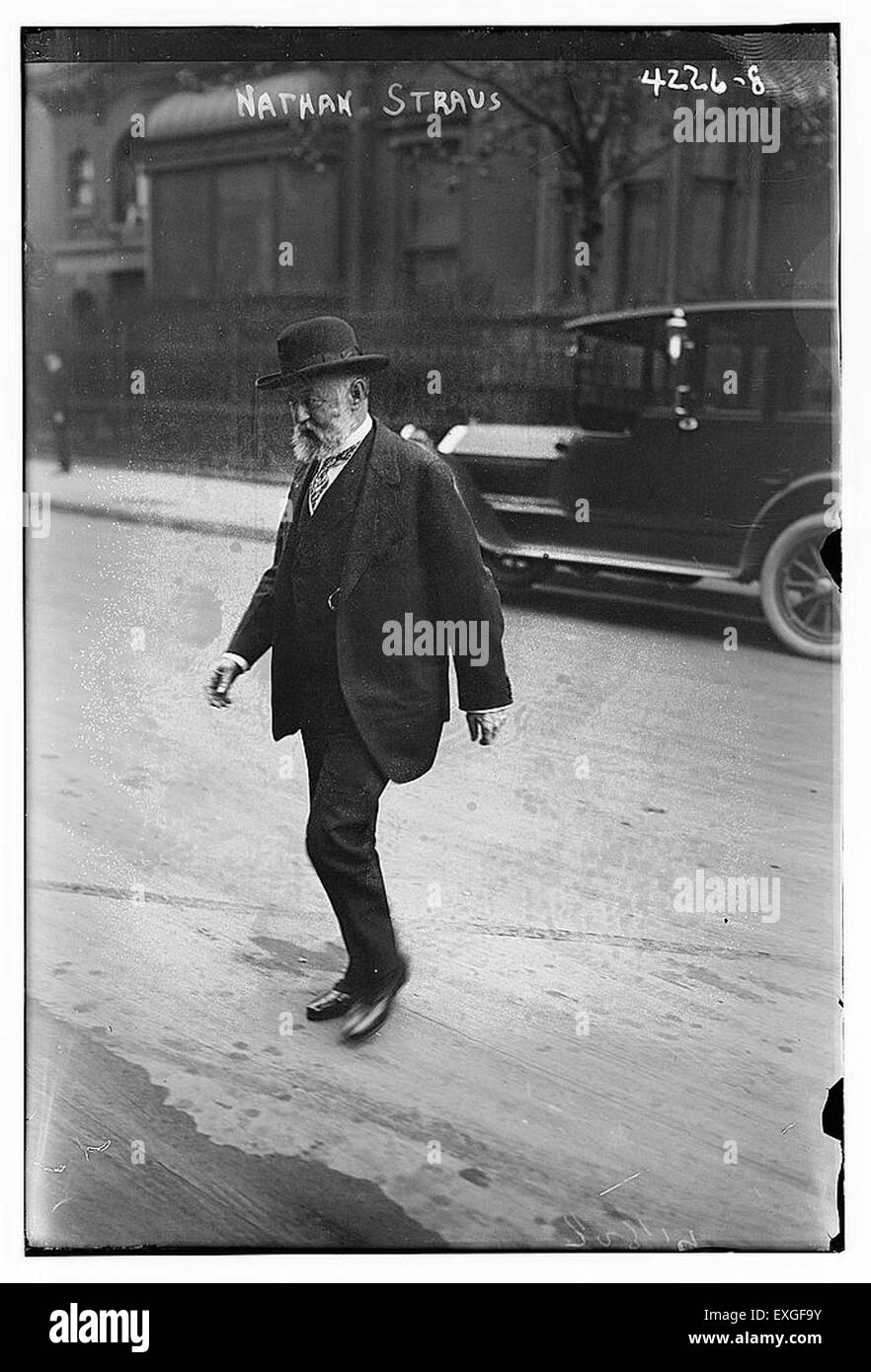 Nathan Strauss was a prominent American philanthropist and businessman ...