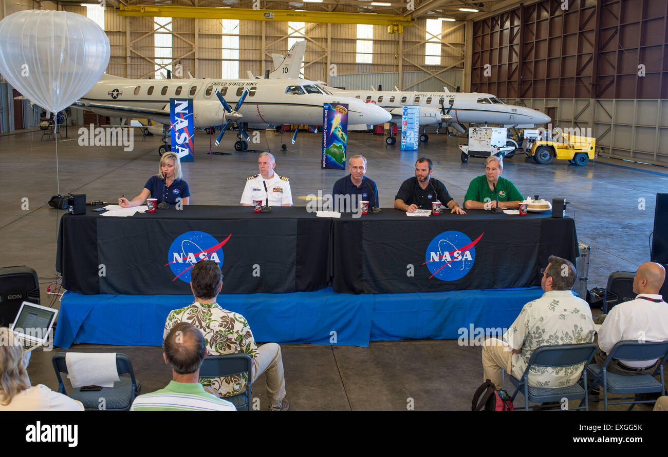 The NASA briefing at the U.S. Navy Pacific Missile Range Facility ...