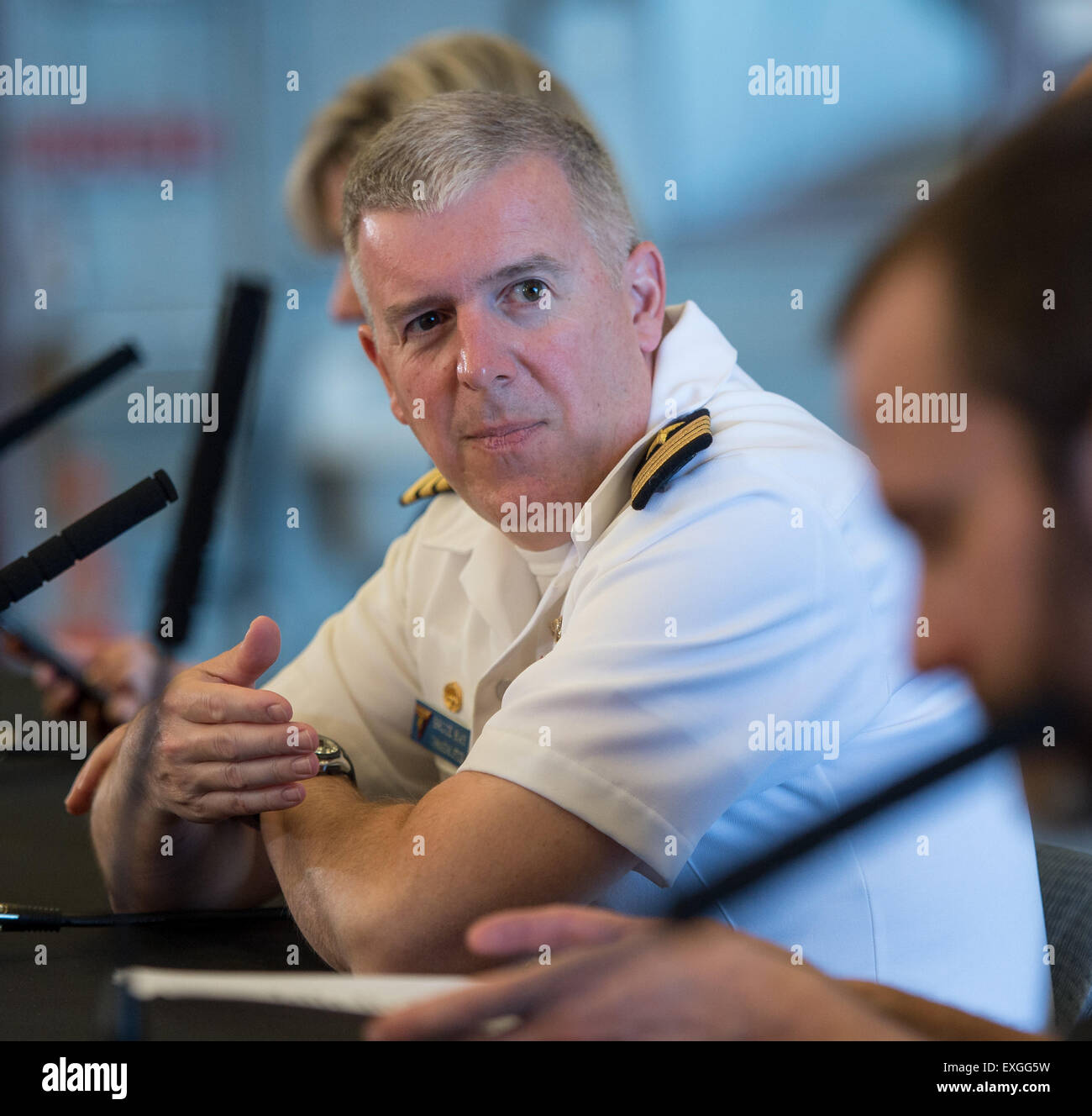 Captain Bruce Hay from the U.S. Navy's Pacific Missile Range Facility ...