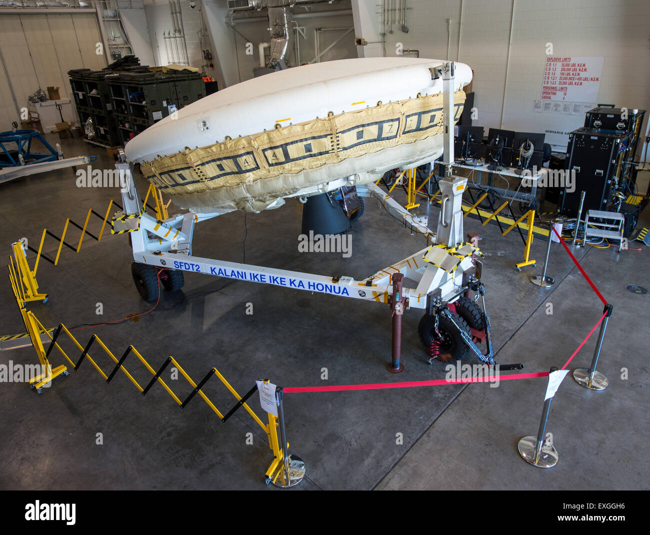 The Low-Density Supersonic Decelerator (LDSD) flight test vehicle is ...
