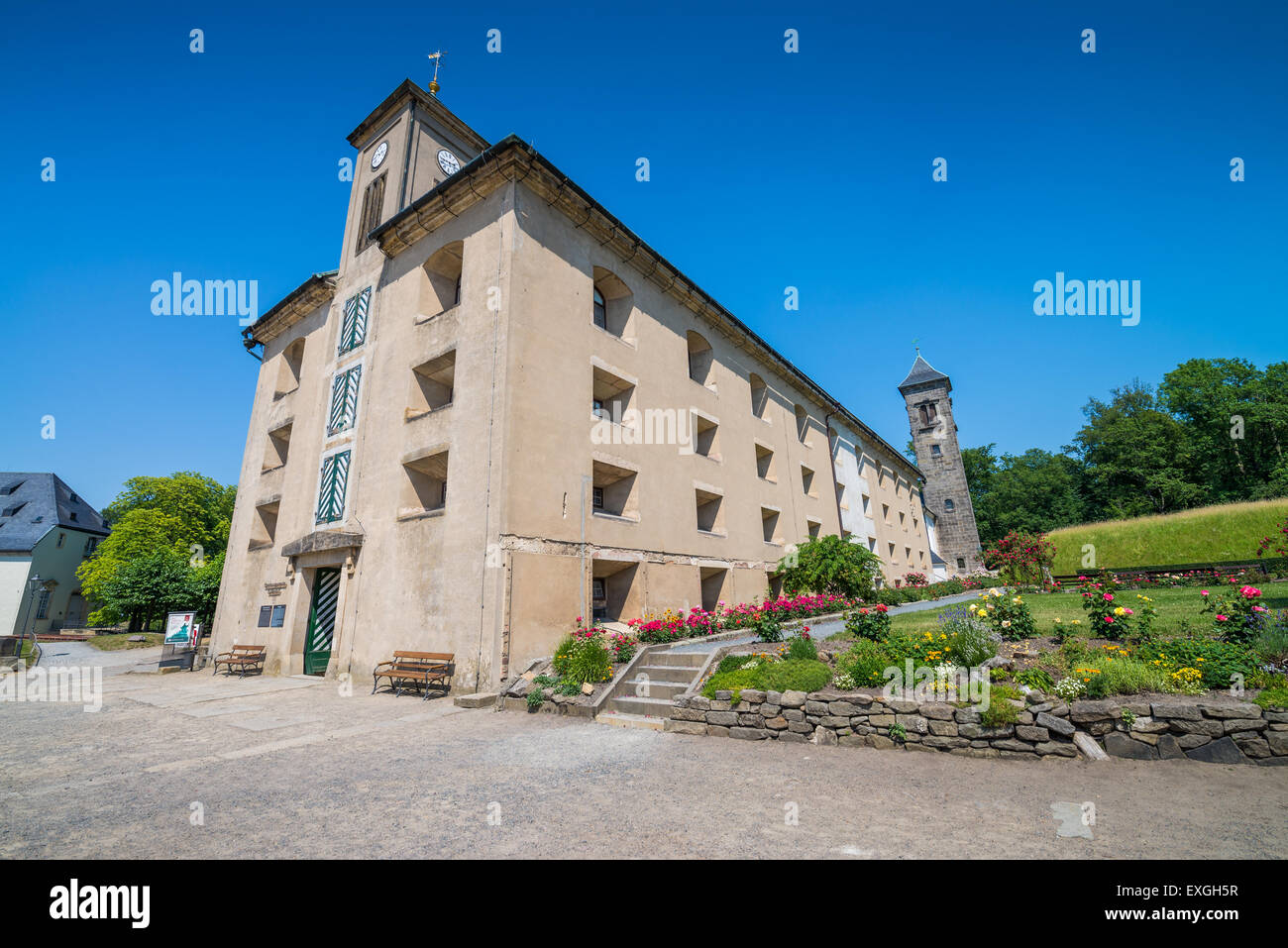 Fortress Koenigstein, Saxonian Swiss, Saxony, Germany, Europe Stock ...