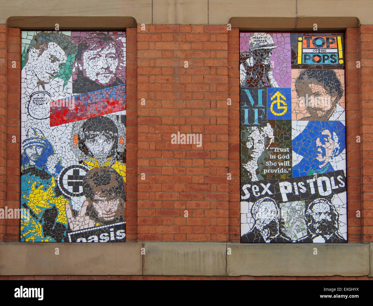 Unveiled in May 2012 these 7 mosaics by local artist Mark Kennedy are ...