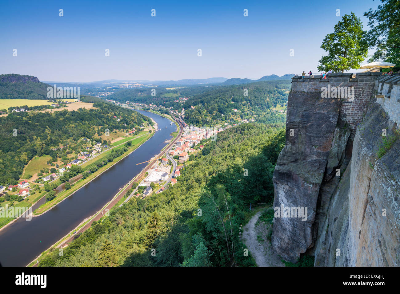 Geography travel germany landscapes elbe hi-res stock photography and ...