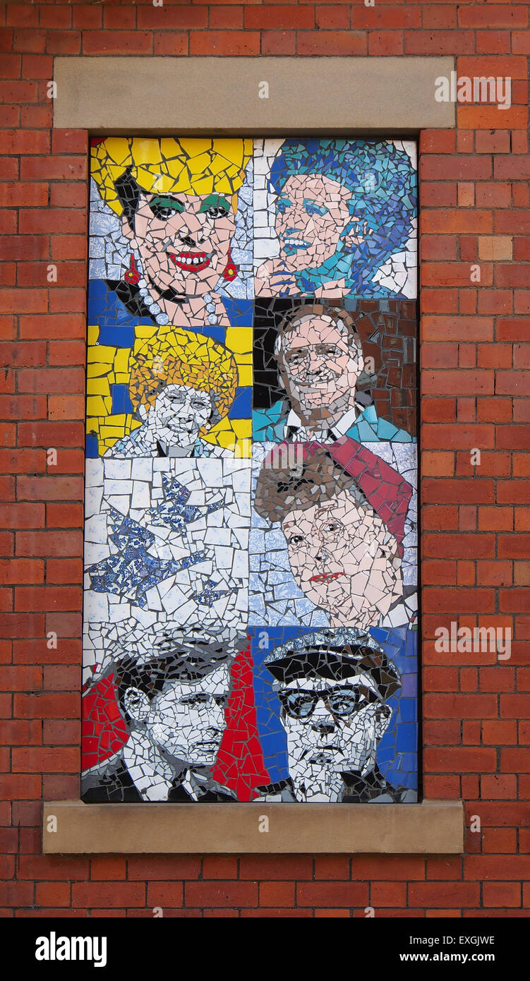 Unveiled in May 2012 these 7 mosaics by local artist Mark Kennedy are ...