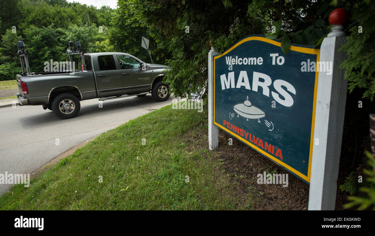 The Mars New Year's celebration Friday, June 19, 2015, in Mars ...
