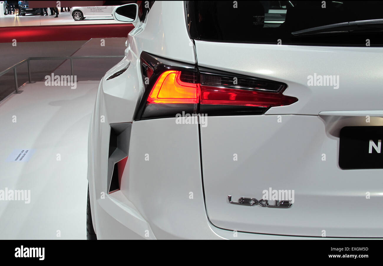 traffic indicator of Lexus at the Rai International Motor Show 2015 in ...